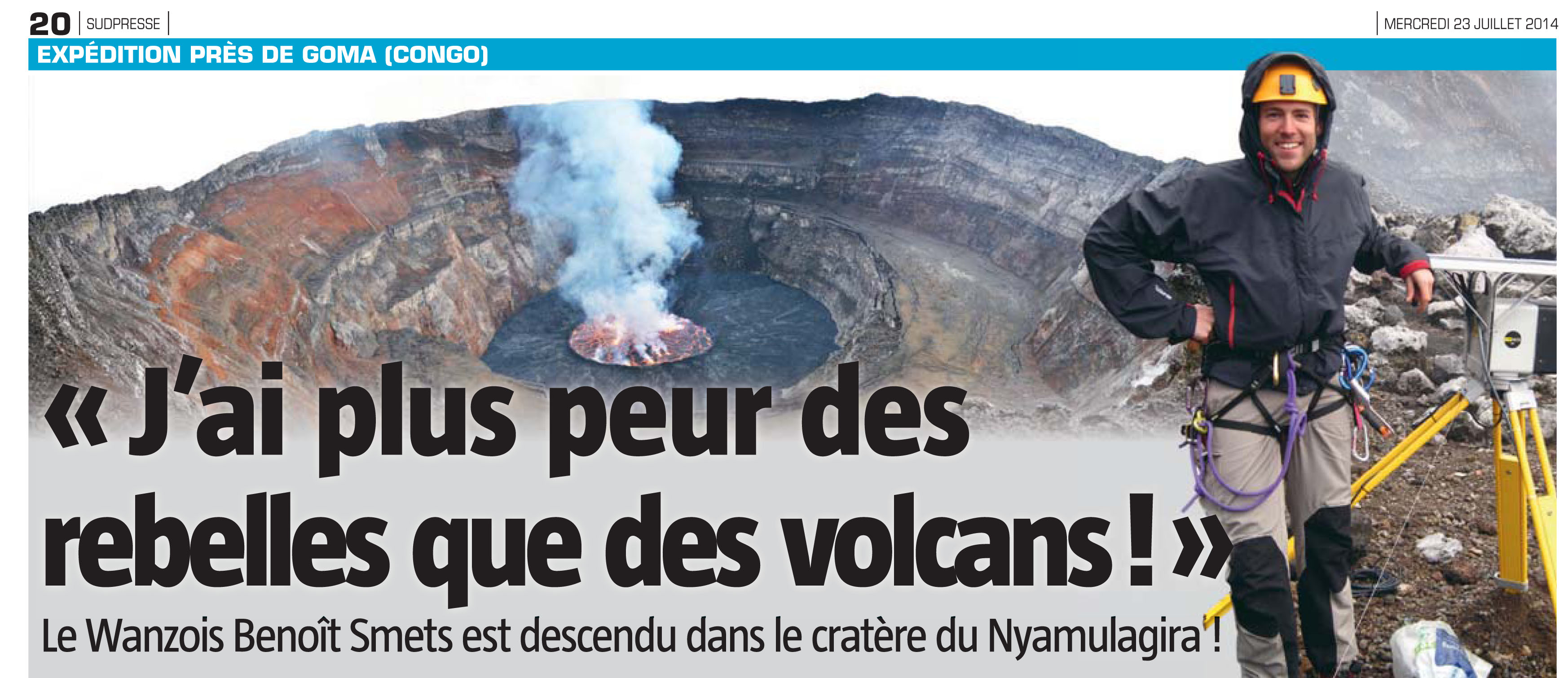 Benny is in the newspaper, today! | B. Smets – website